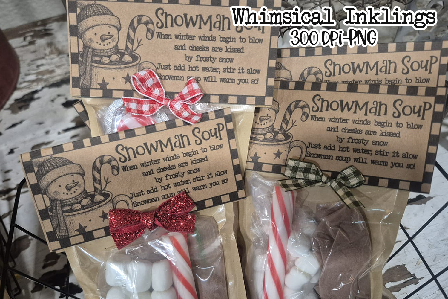 Snowman Soup Bag Topper – Whimsical Inklings