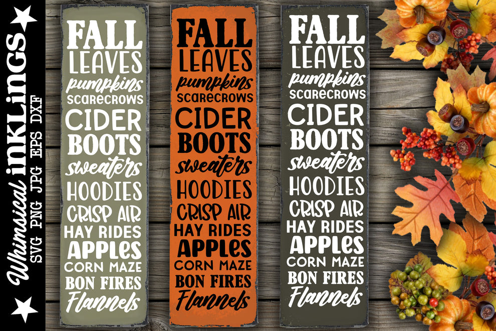 Fall Fun Collage| Fall SVG| Fall Sign – Whimsical Inklings