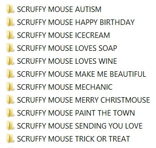 Scruffy Mouse Clipart Bundle – Whimsical Inklings